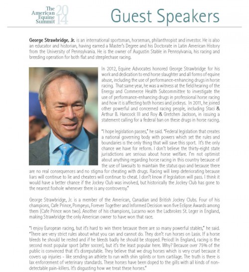 #06 – George Strawbridge, Jr: If You Love Horses – Equine Advocates